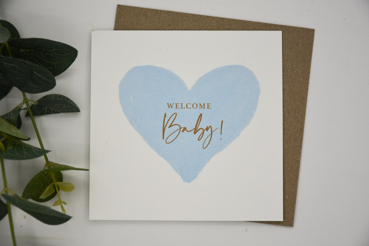 Welcome Baby Card - Blue – MARTIN & CO EMPORIUM